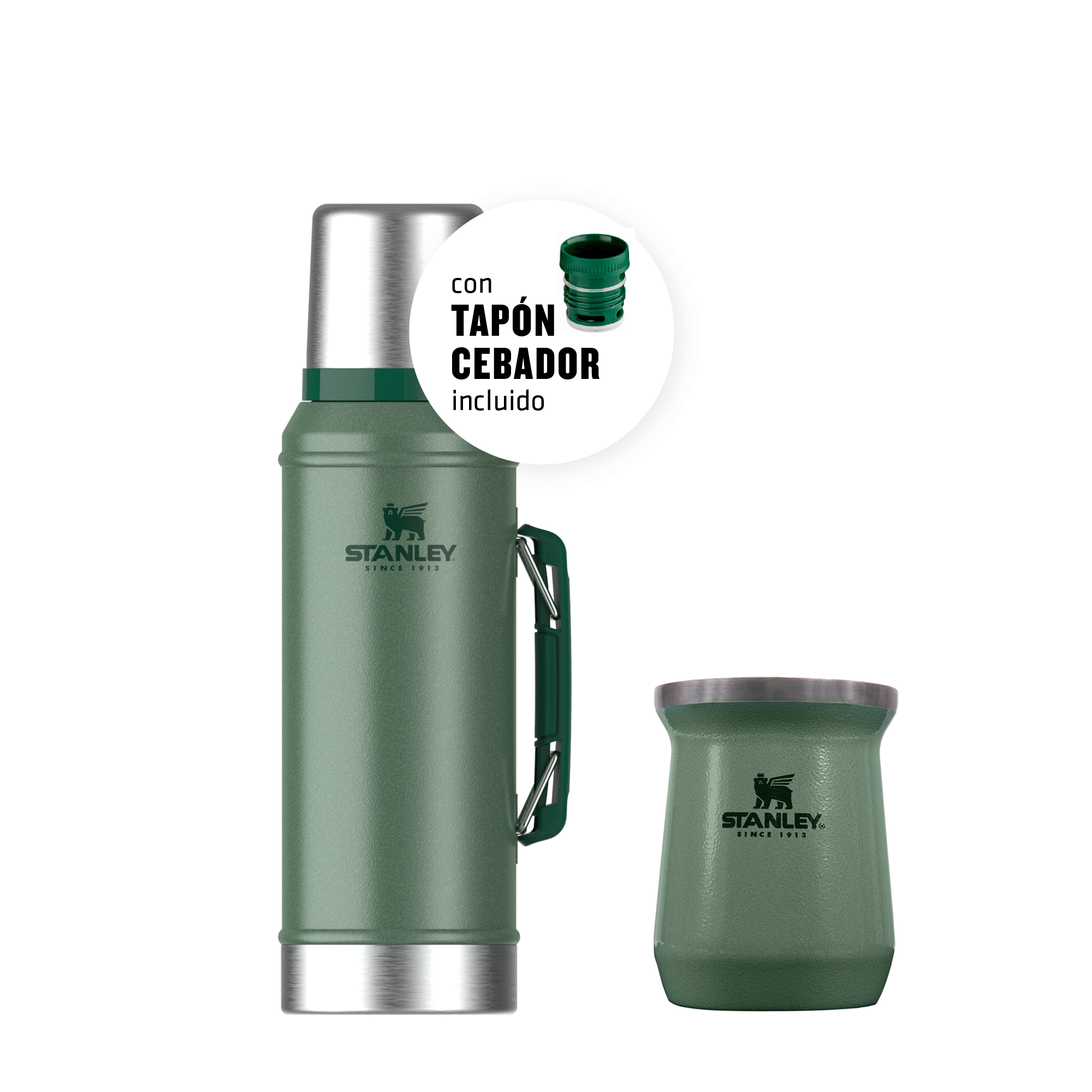 Combo Stanley Termo 950 ML+ Mate 236 ML NEGRO | Stanley Argentina ...