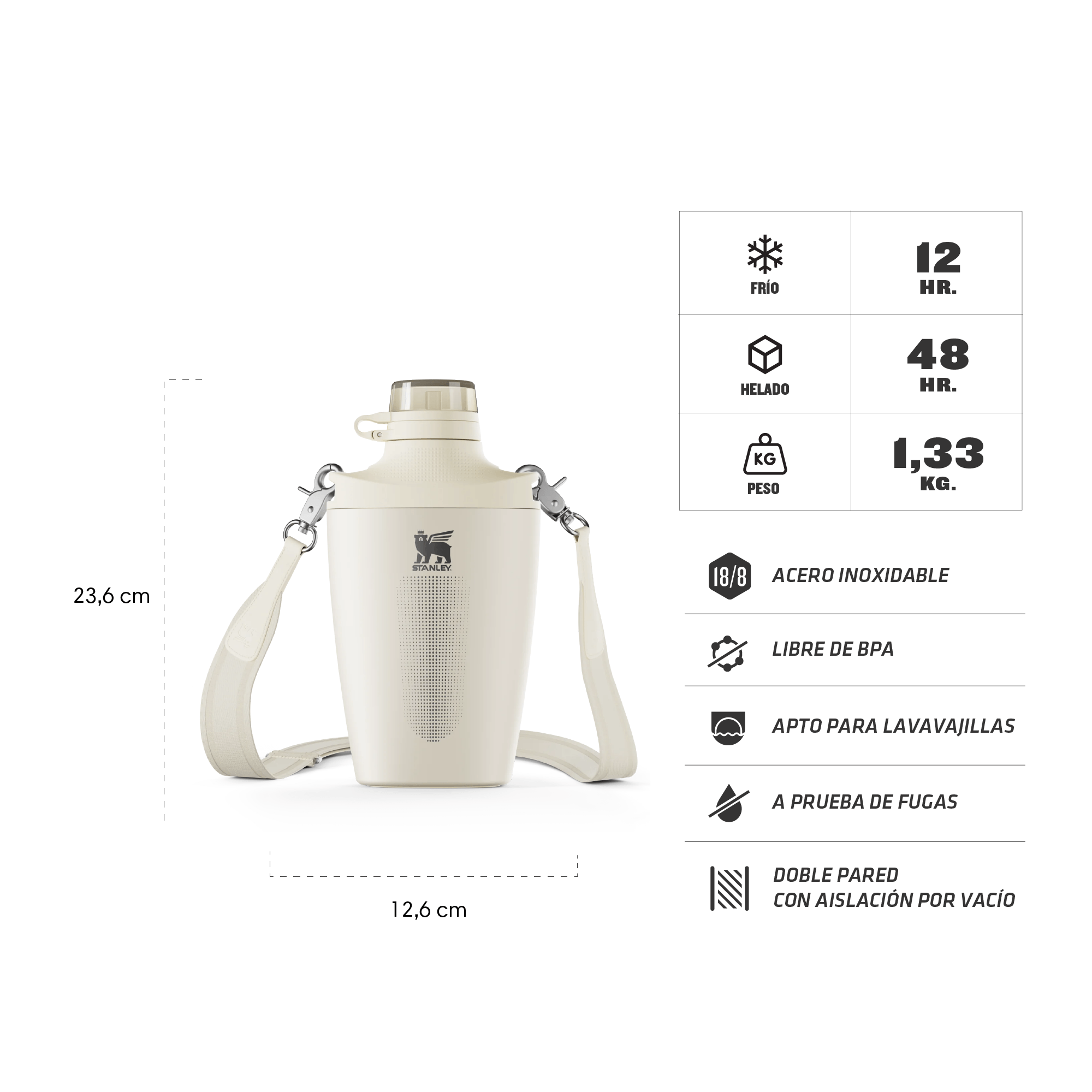 Cantimplora Stanley Cross Bottle 709Ml - Stanley Argentina | Tienda Oficial