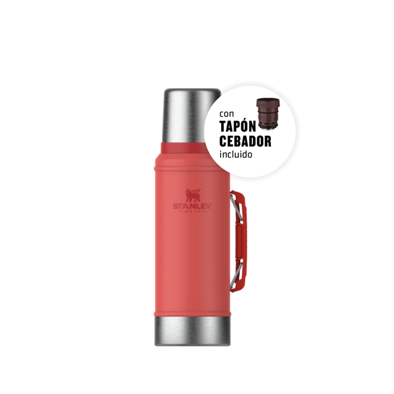 Termo Stanley Clasico 950 Ml Con Manija Y Tapon Cebador Lava | Stanley ...
